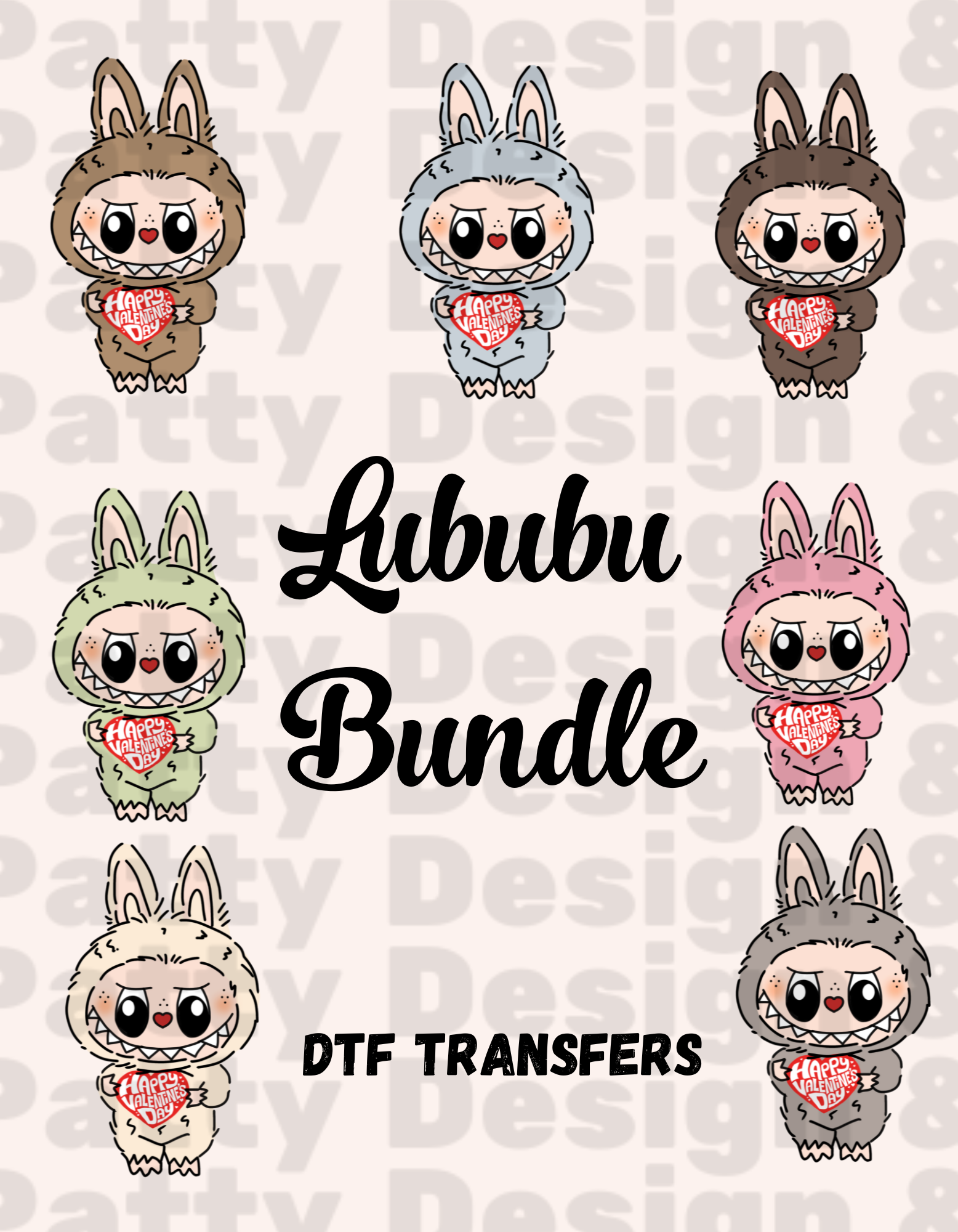 LABUBU VALENTINE BUNDLE 1 – Patty Design & Co
